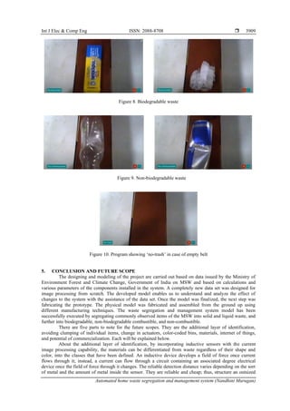 Automated home waste segregation and management system | PDF
