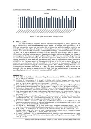 Security system with RFID control using E-KTP and internet of things | PDF