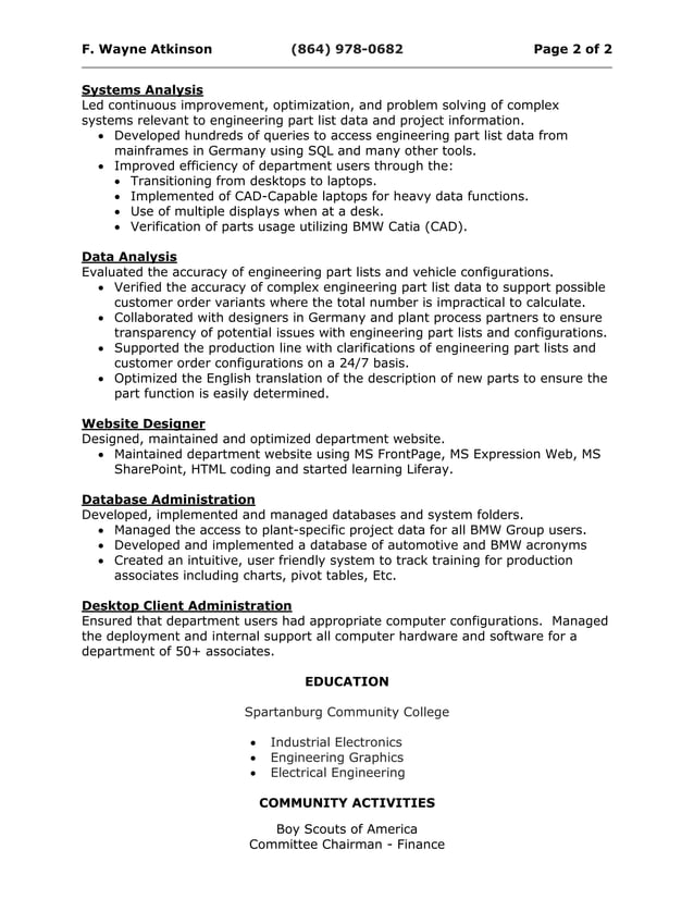 Wayne_Atkinson_Resume_1May16 | PDF