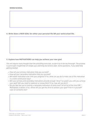 Core Motivations | PDF