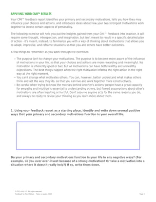 Core Motivations | PDF