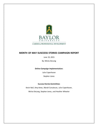 Success Stories Report concise | DOCX