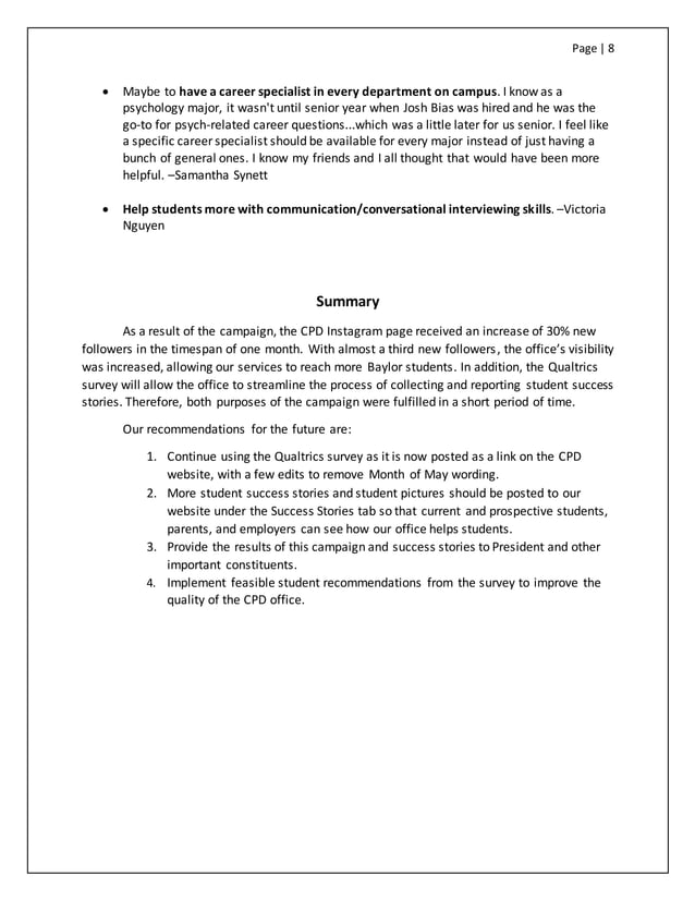 Success Stories Report concise | PDF