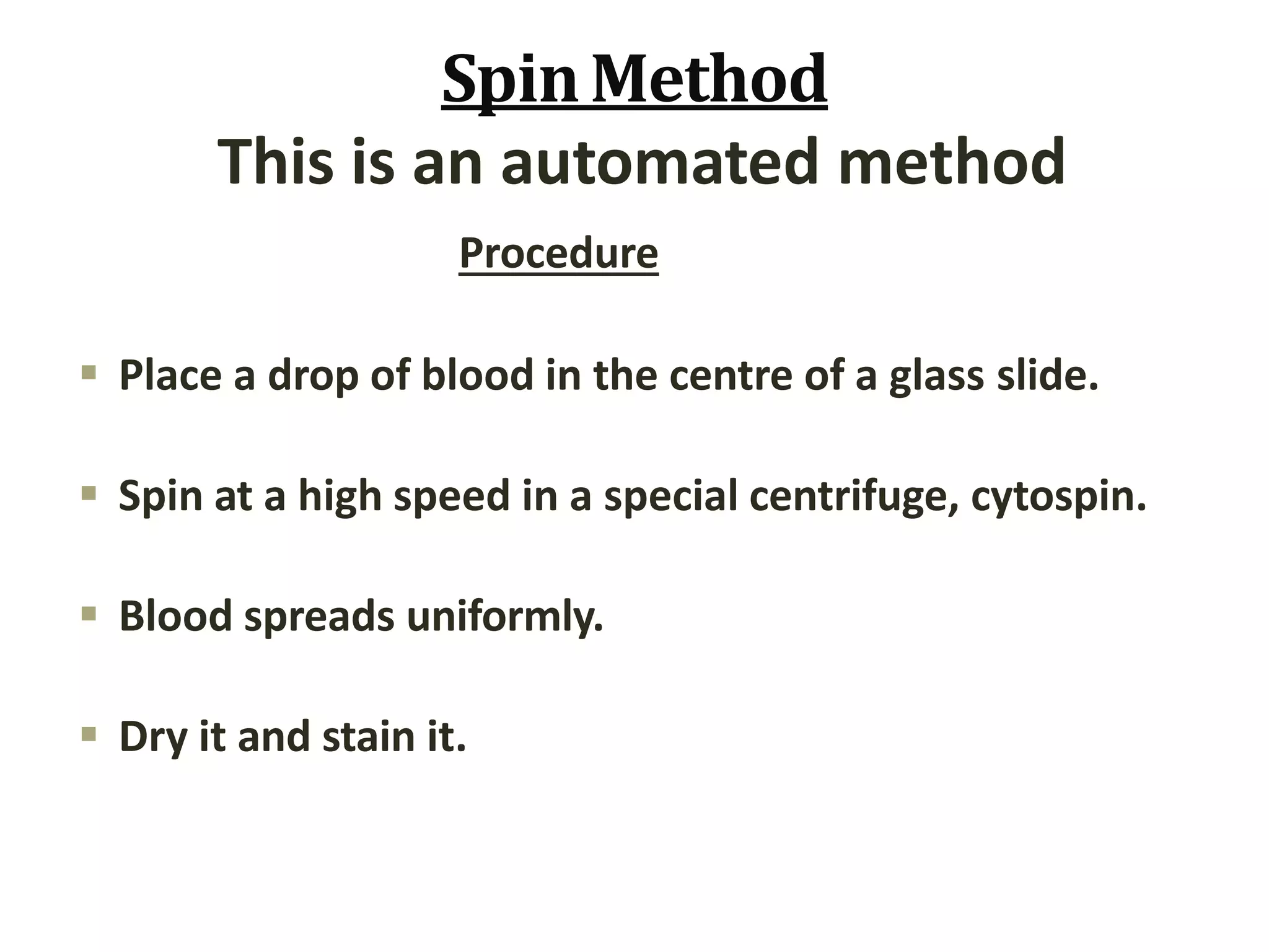 special and routine stains in haematology 1 | PPTX