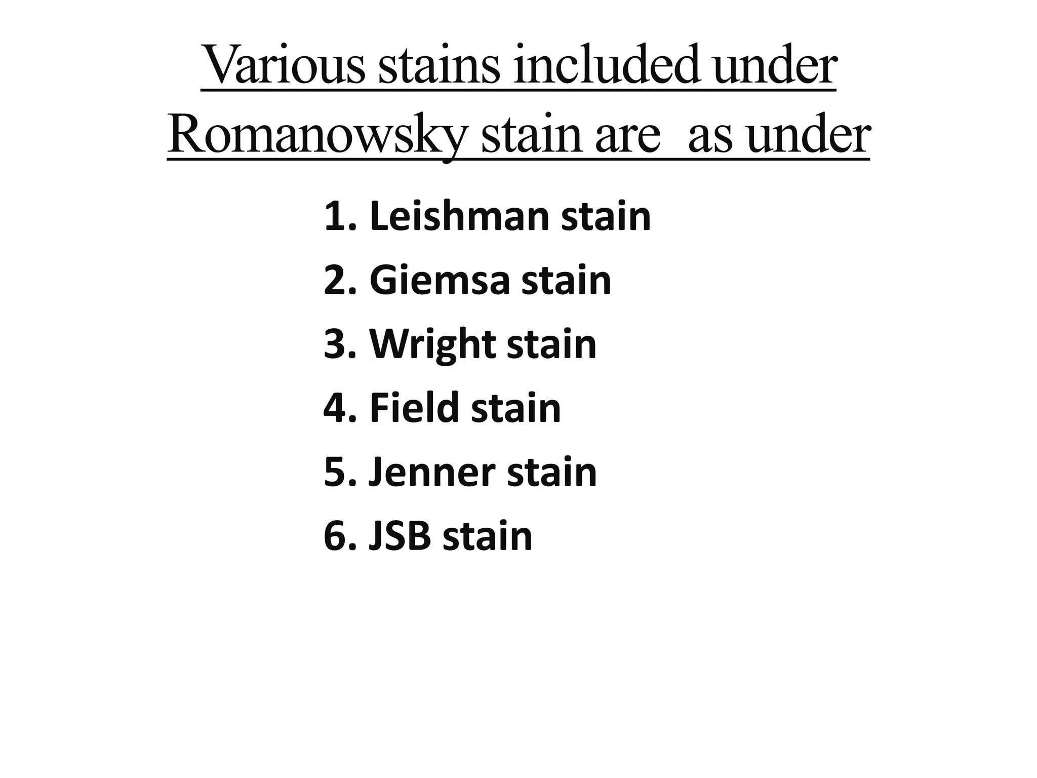 special and routine stains in haematology 1 | PPTX