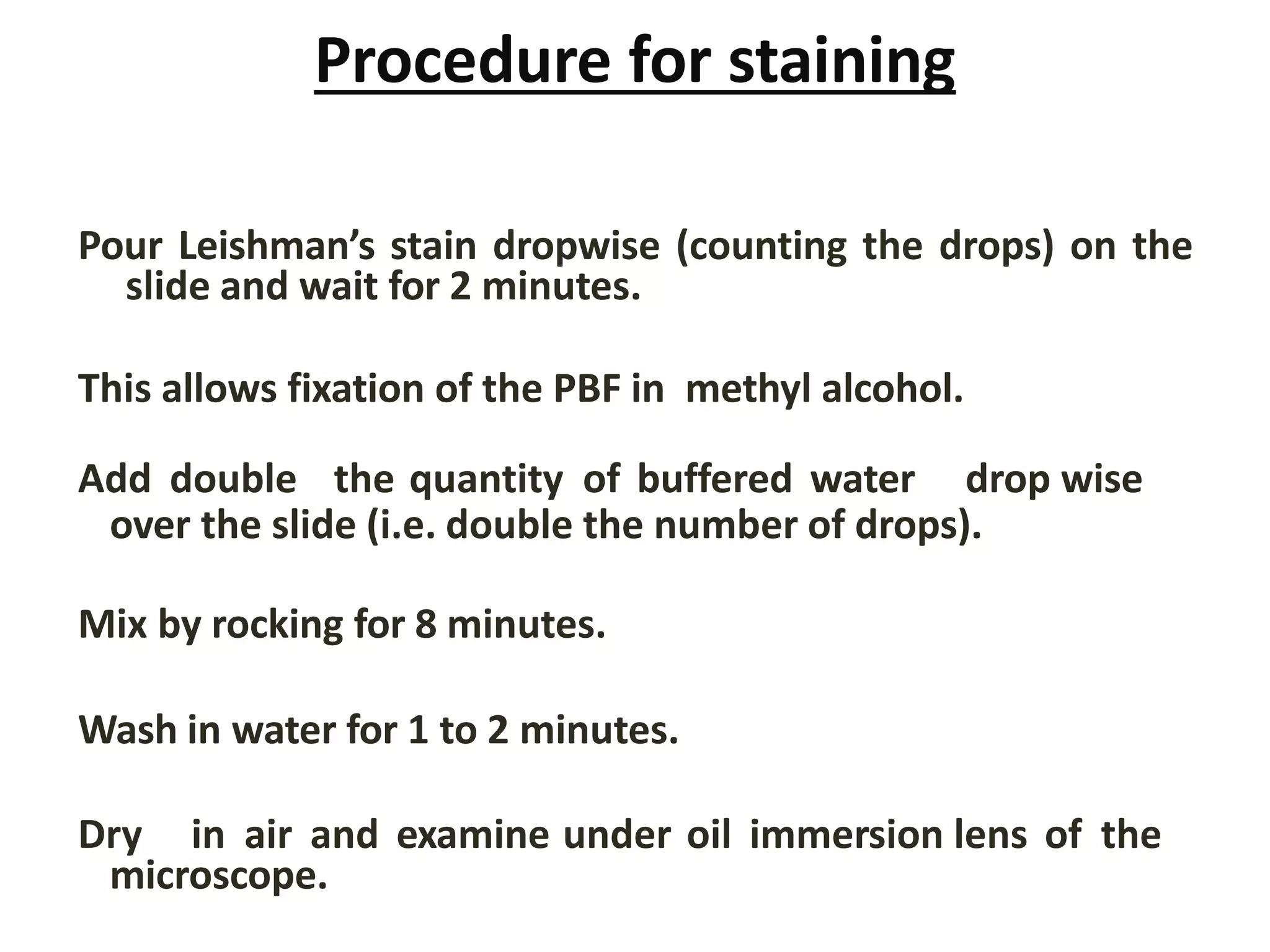 special and routine stains in haematology 1 | PPTX