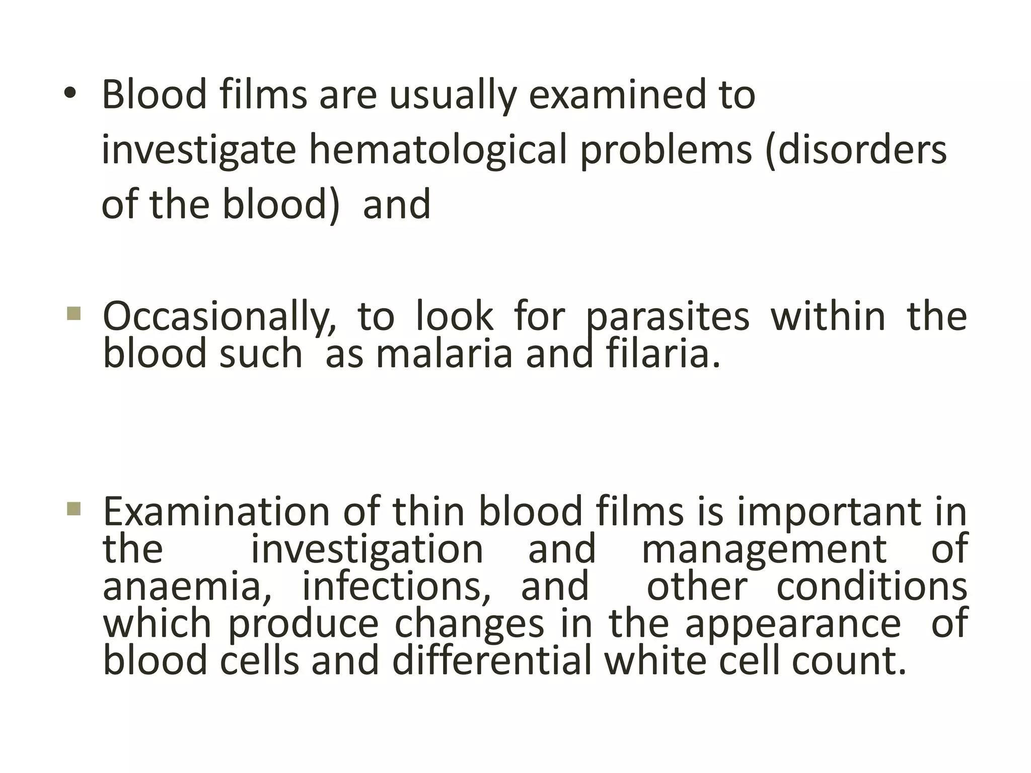 special and routine stains in haematology 1 | PPTX