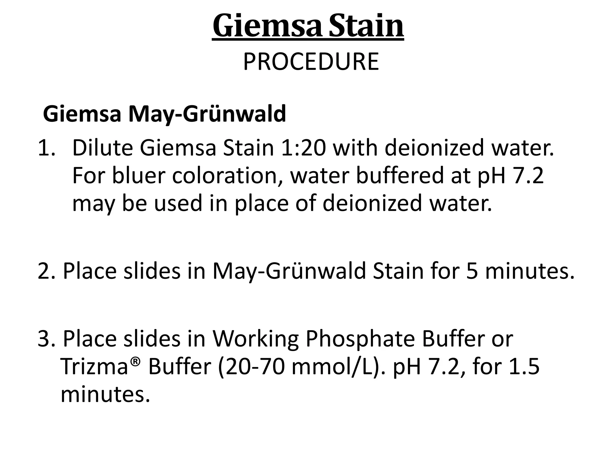 special and routine stains in haematology 1 | PPTX