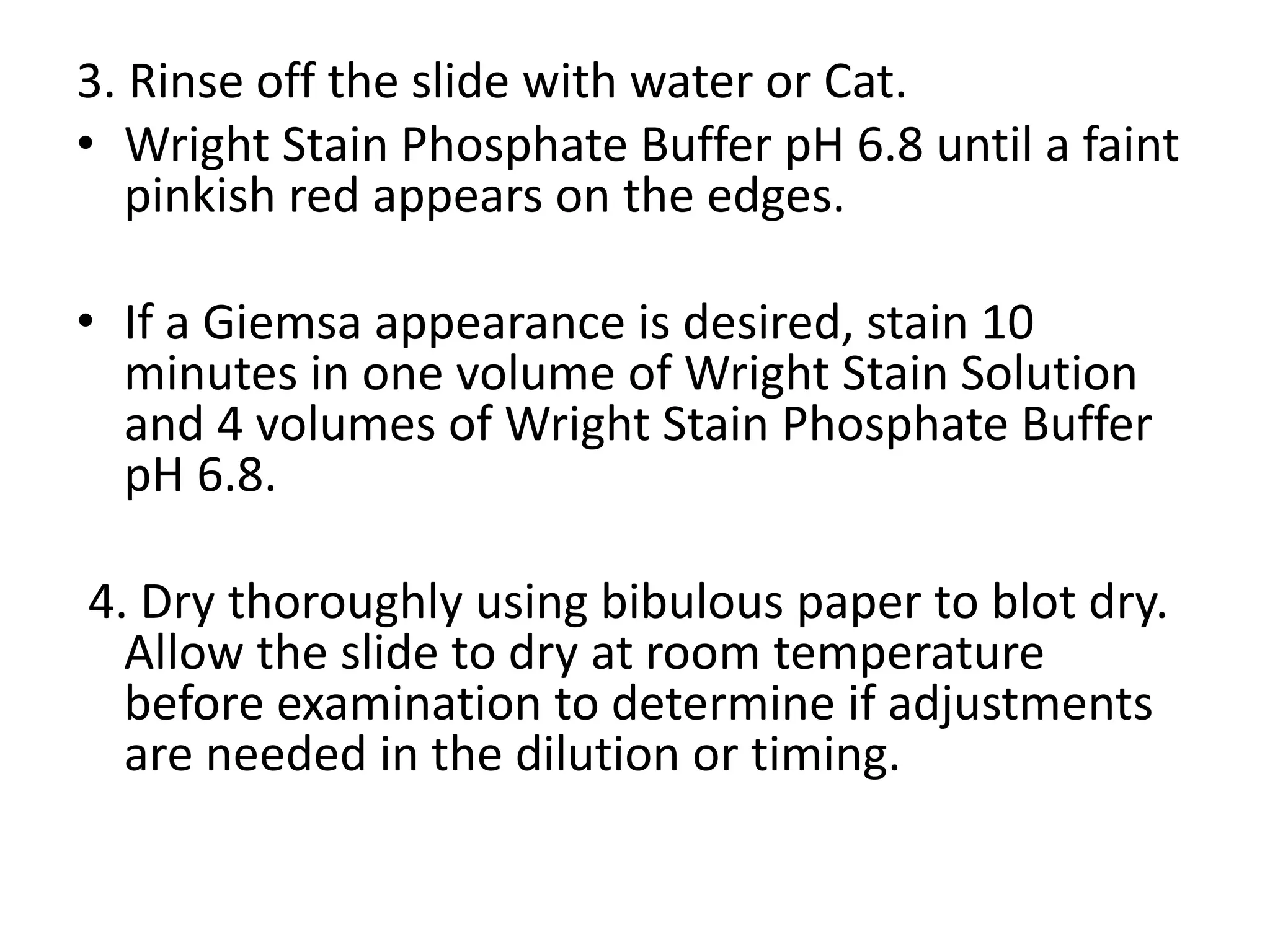 special and routine stains in haematology 1 | PPTX