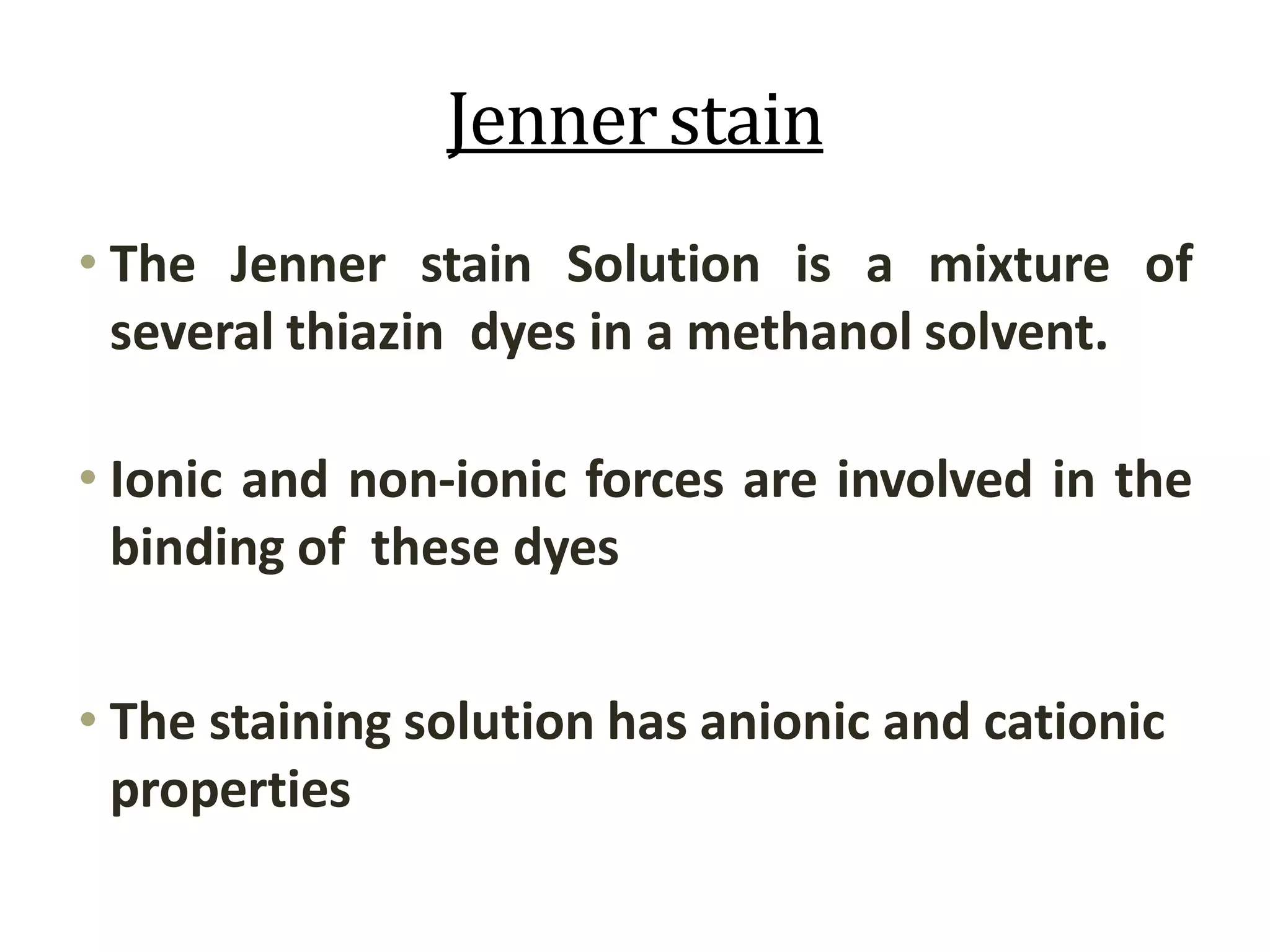 special and routine stains in haematology 1 | PPTX