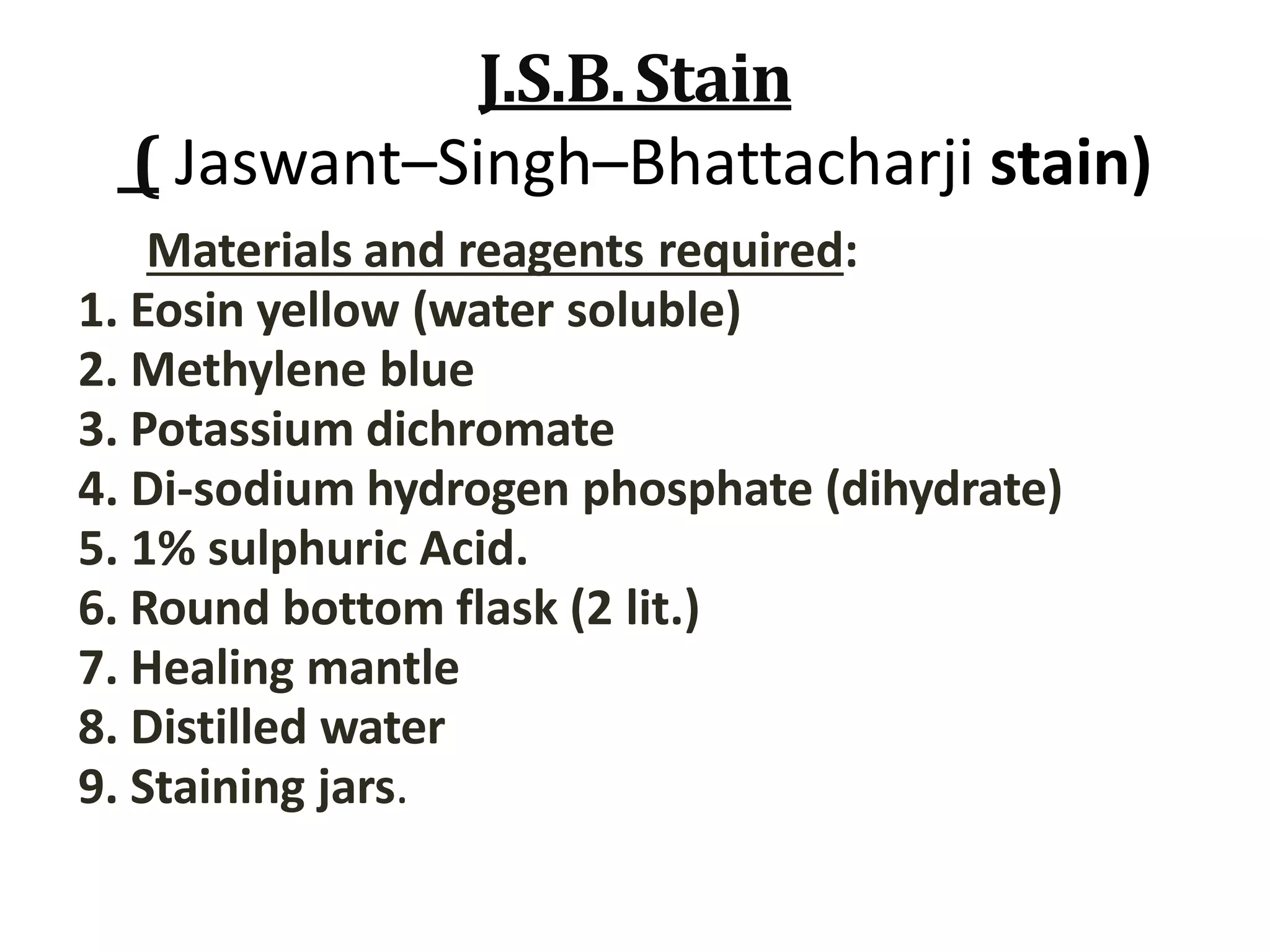 special and routine stains in haematology 1 | PPTX
