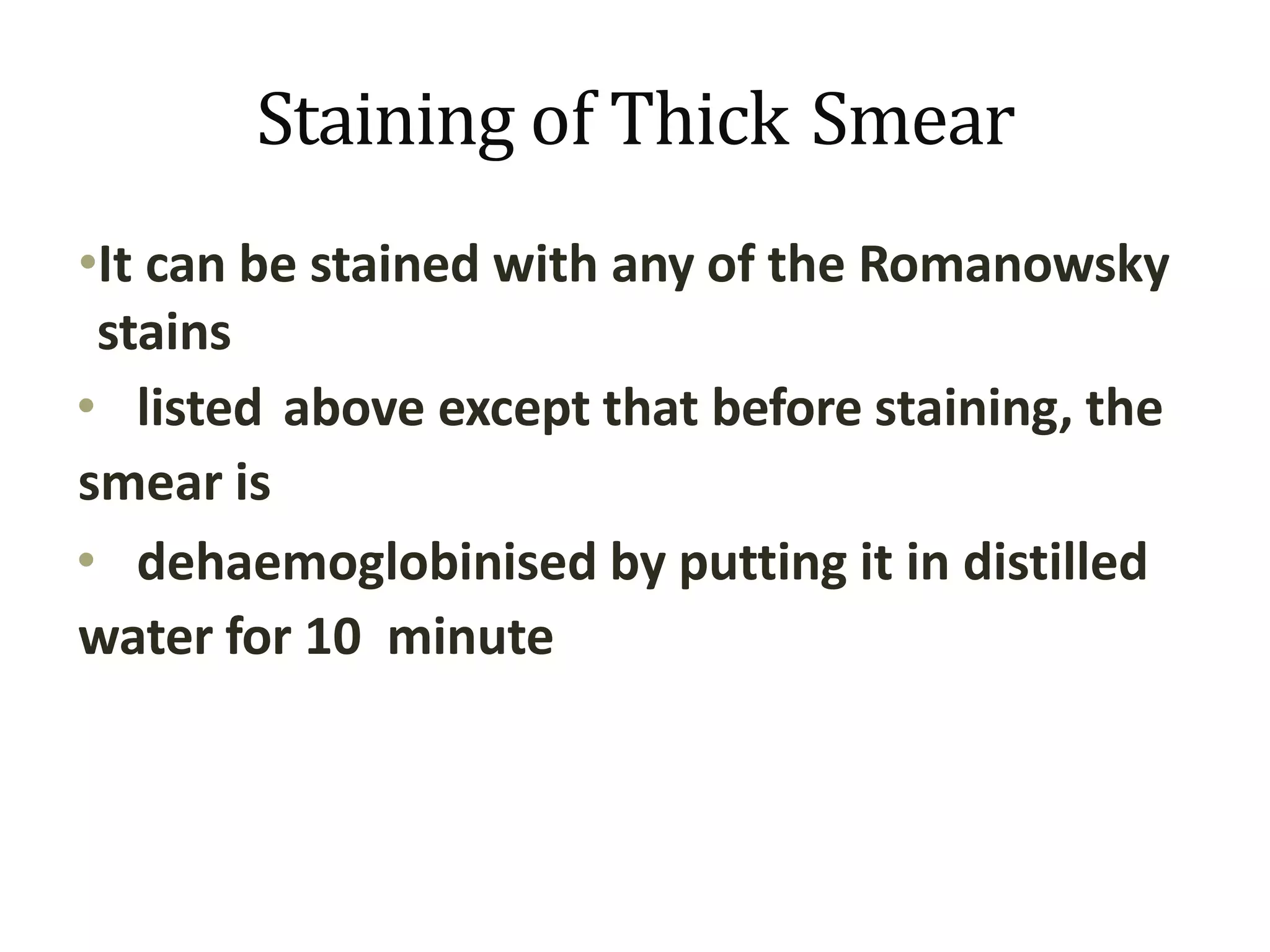 special and routine stains in haematology 1 | PPTX