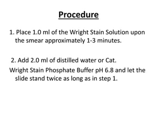 special and routine stains in haematology 1 | PPTX