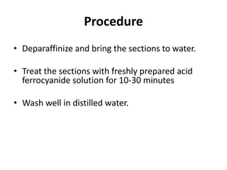 special and routine stains in haematology 1 | PPTX