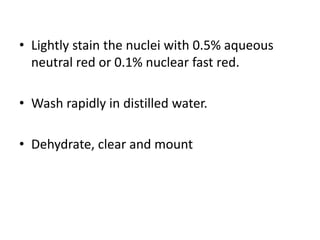 special and routine stains in haematology 1 | PPTX