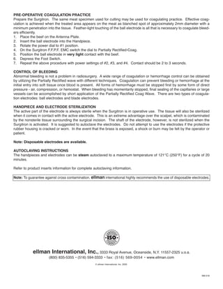 323000 surgitron ellman_ | PDF