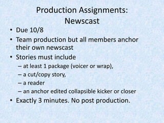 UNR RSJ Radio News Production | PPTX