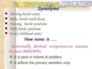 nursing-caries-pedo | PPT
