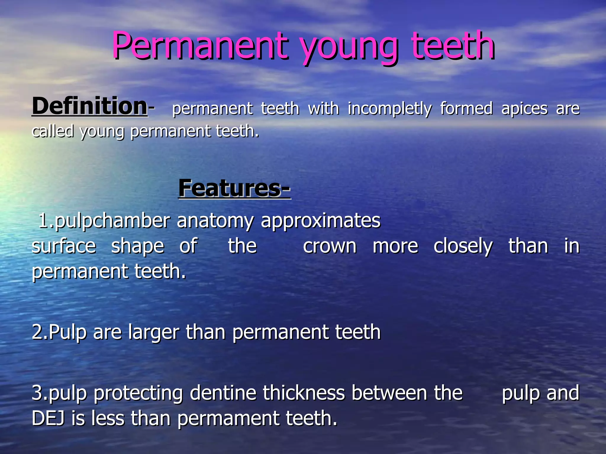 permanent-young-teeth-pedo | PPT