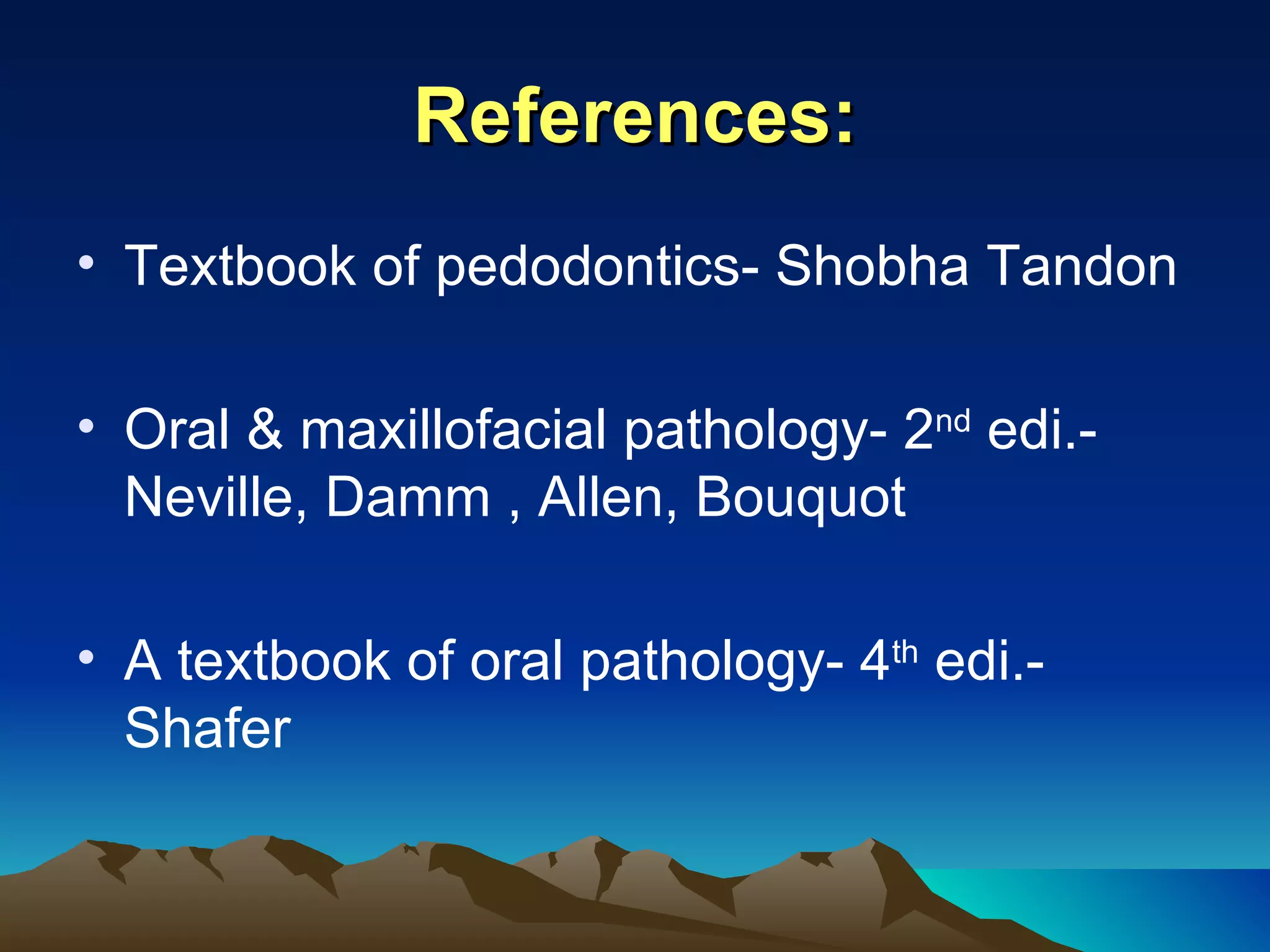 predentate period pedo | PPT