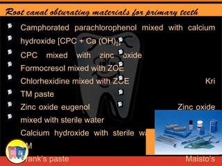 pulpectomy-pedo | PPT | Dental Health | Diseases and Conditions