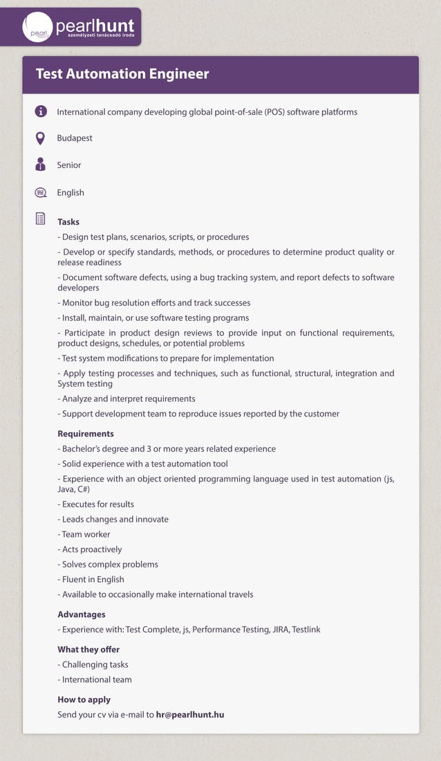 Test Automation Engineer | PDF