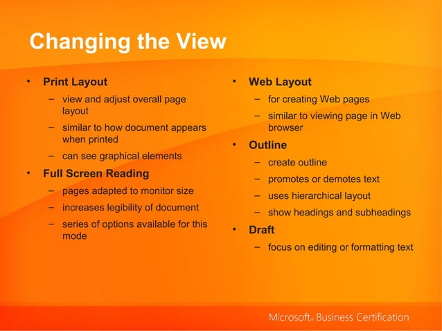 3230 word 2007 lesson 1 navigating documents | PPT