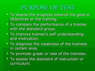 language testing and evaluation | PPT