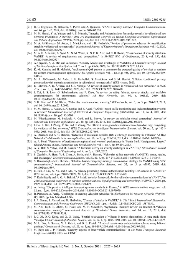 A Review On Various Security Attacks In Vehicular Ad Hoc Networks Pdf