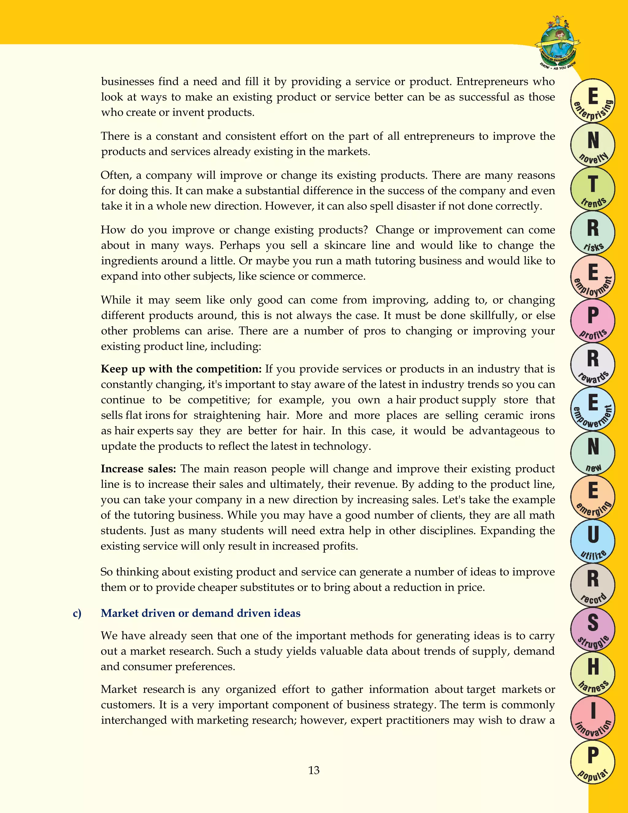 Class 12 Entrepreneurship TEXTBOOK CBSE | PDF