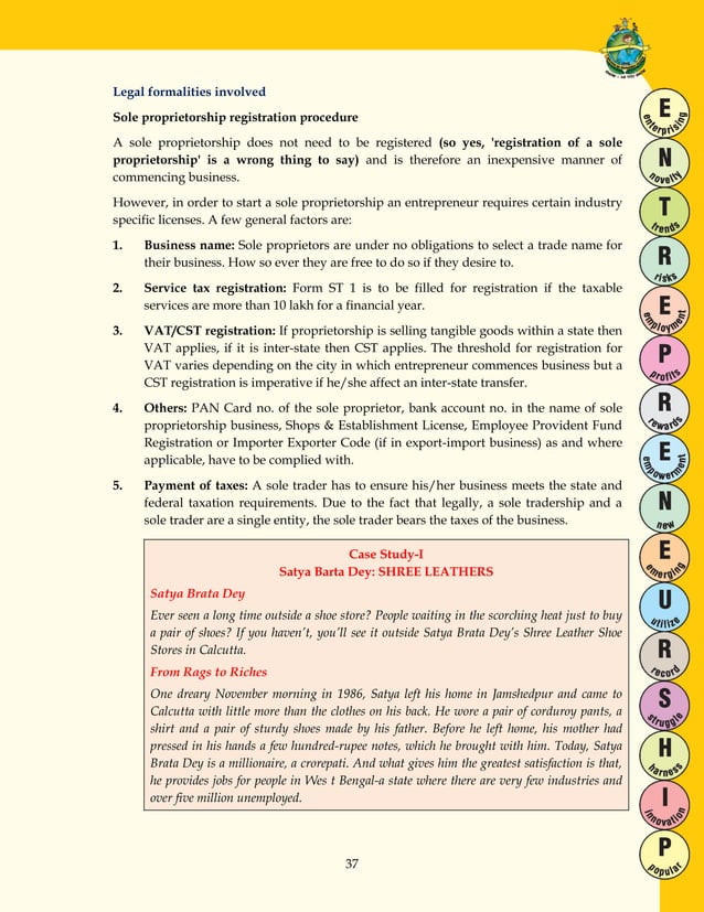 Class 12 Entrepreneurship TEXTBOOK CBSE | PDF