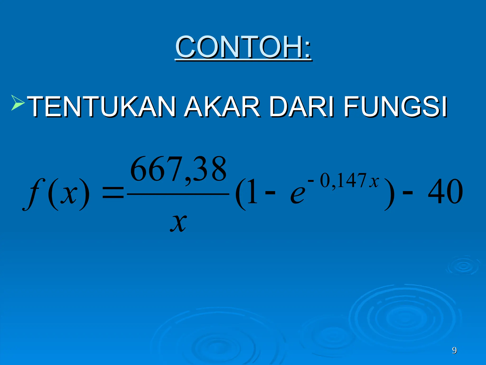 numerik Metode Pengurung Akar Akar Persamaan | PPT