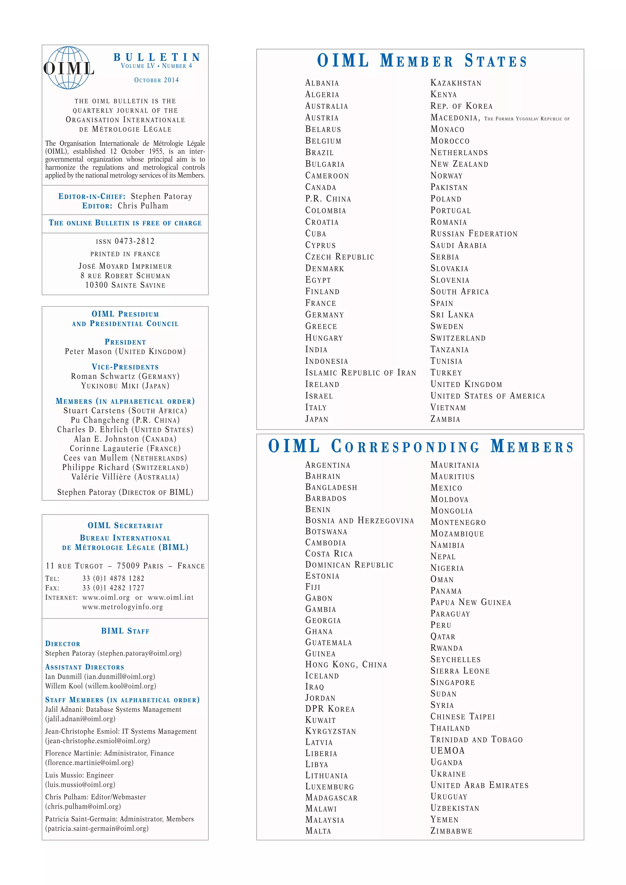 oiml_bulletin_october_2014 | PDF