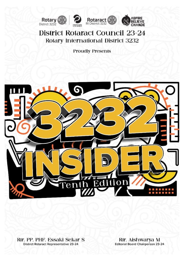 3232 Insider - Edition 10, Rotary Year 23-24 | PDF