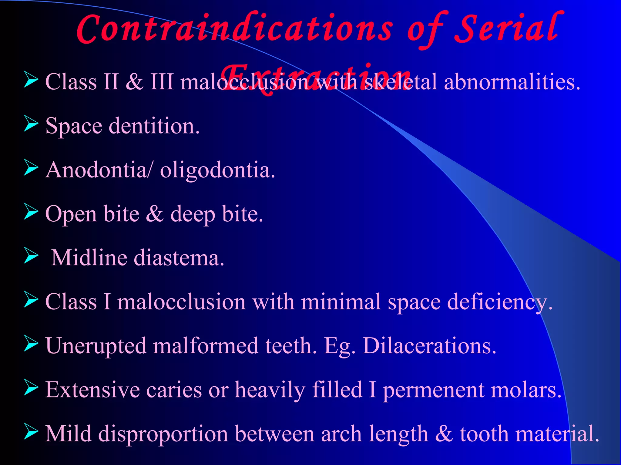 serial extraction | PPT