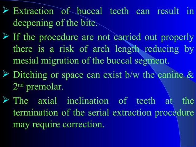 serial extraction | PPT | Dental Health | Diseases and Conditions