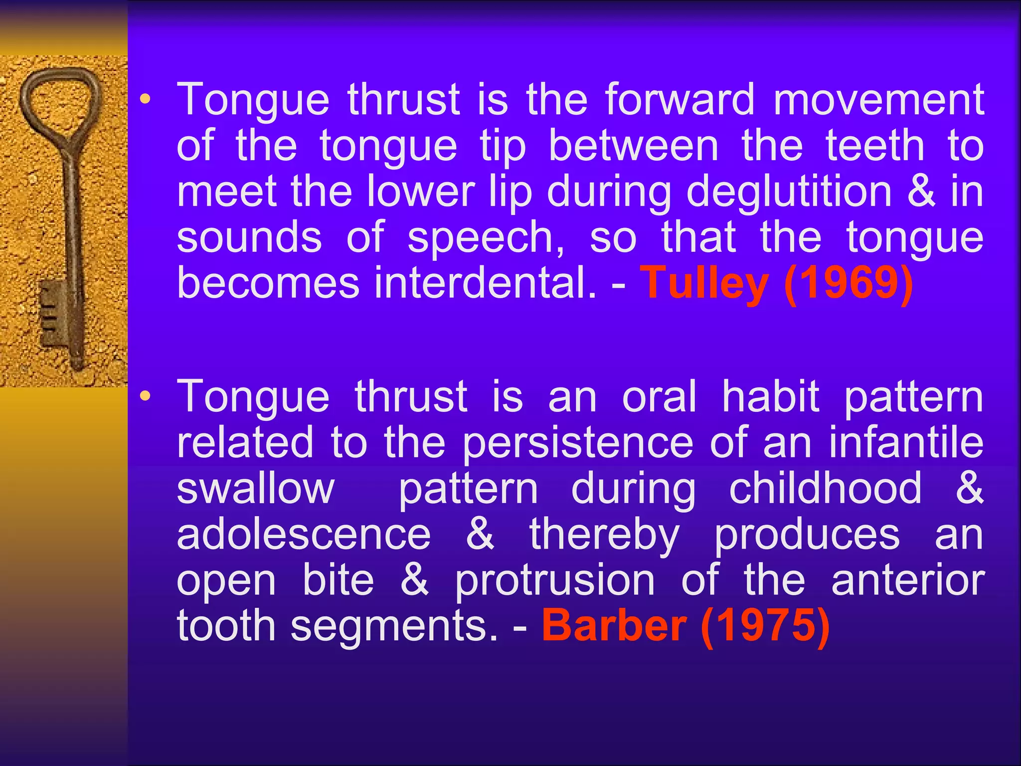 tongue-thrusting | PPT
