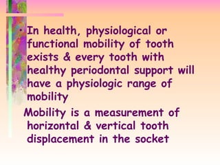 tooth-mobility-pedo | PPT
