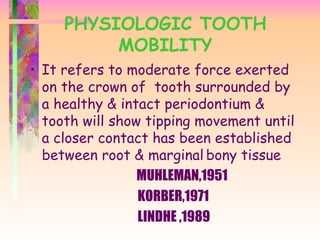 tooth-mobility-pedo | PPT