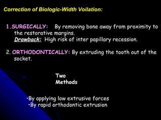 32338285 effects-of-restorative-procedure-on-um-perio | PPT