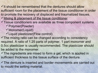 Tissue-conditioners | PDF