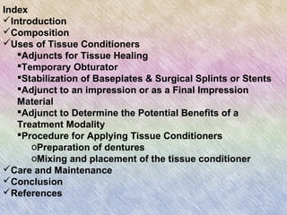 Tissue-conditioners | PDF