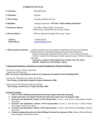 Dr. Ebere Benard CV_2017 | DOC