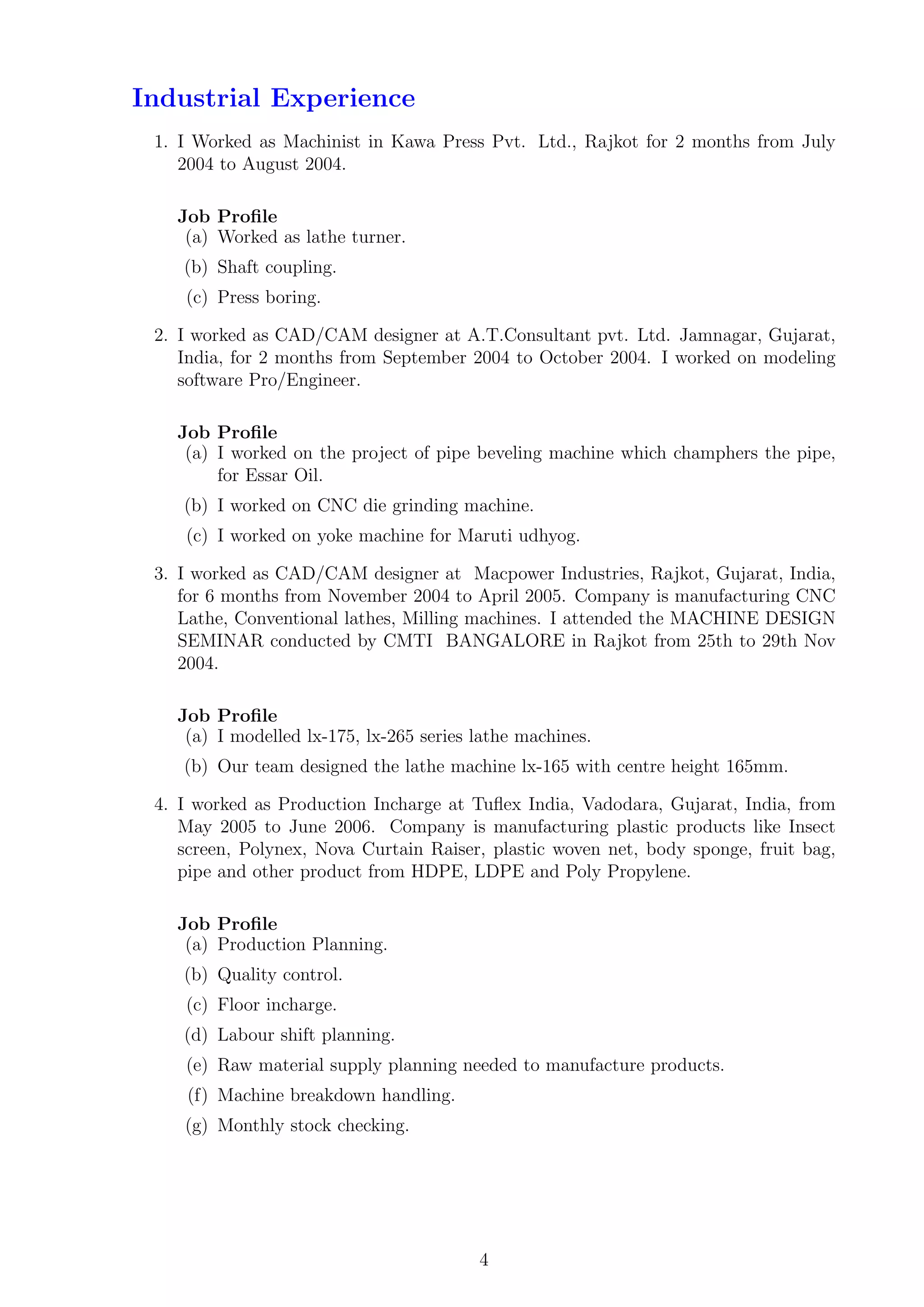 Dharmesh_Patadiya_CV | PDF