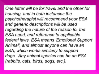 Free ESA Dog letter | PPT