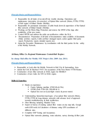 umer new cv | PDF