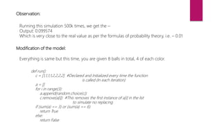 Data Analysis and Simulation Modeling | PPTX