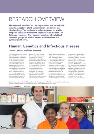 Department of Biochemistry Newsletter September 2011 | PDF