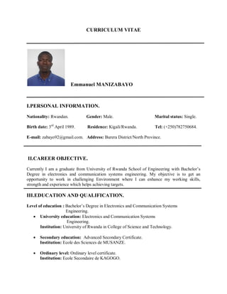 CURRICULUM VITAE | PDF