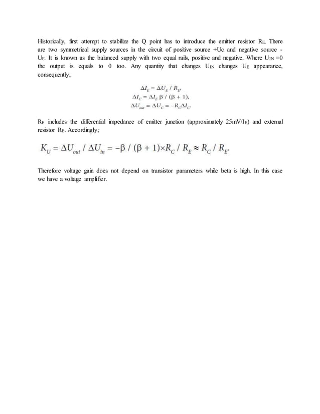 Analogue Electronics | PDF